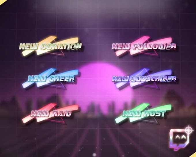 Design animated stream overlay, kick, twitch overlay, twitch logo ...