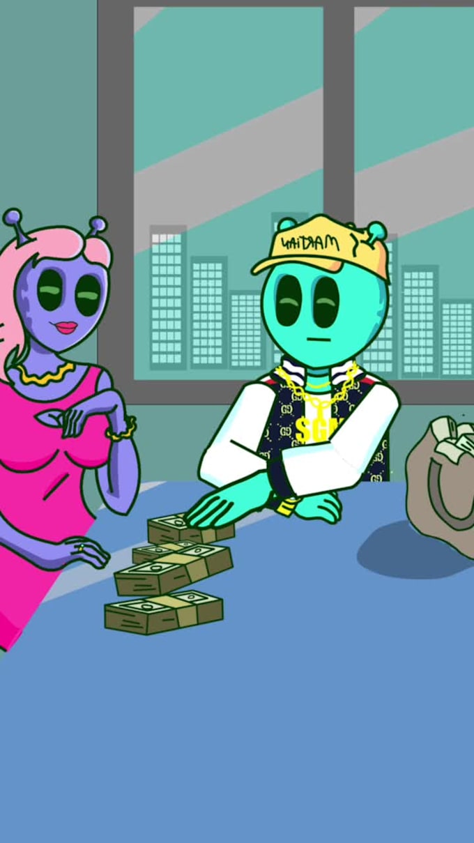 Create crypto meme video,meme art,solana meme,meme character,memecoin ...