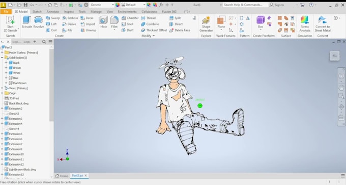 Convert 2d logo or image or vector file into 3d model by Hritwik_c | Fiverr