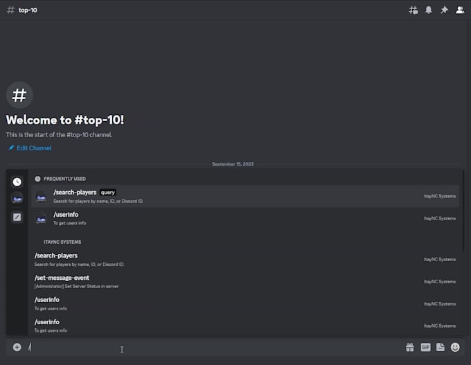 Create Fivem Status Bot With All Functions By Itaync Fiverr