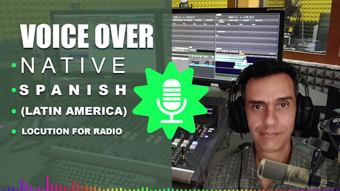 Record a spanish male voice in latin america by Edugmlocucion | Fiverr