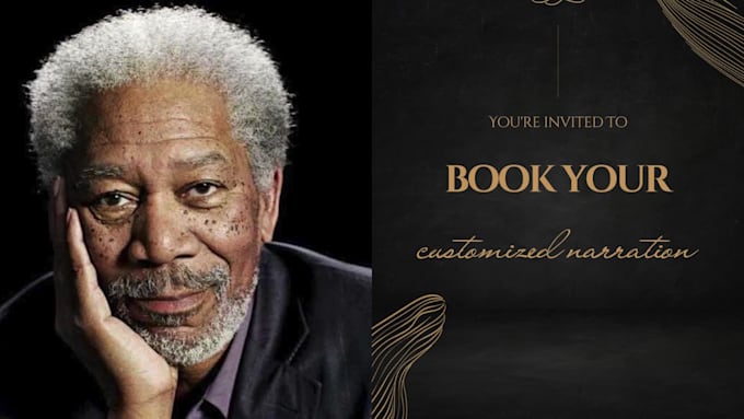 Record a deep captivating morgan freeman style voiceover by ...