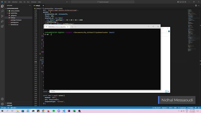 Create a script or cmd application by Nidhalmessaoudi | Fiverr