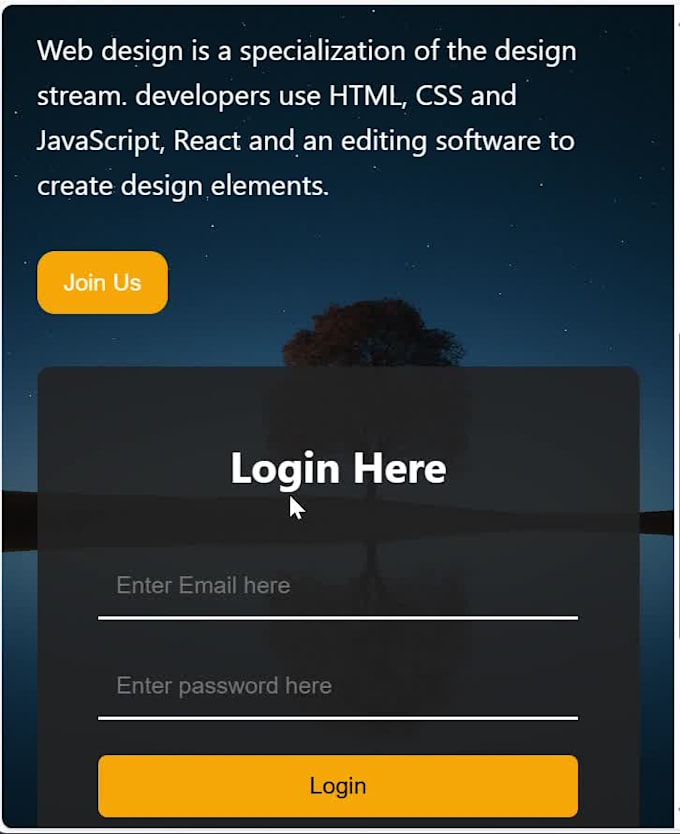 Create a stunning website using html ,css and javascript by ...