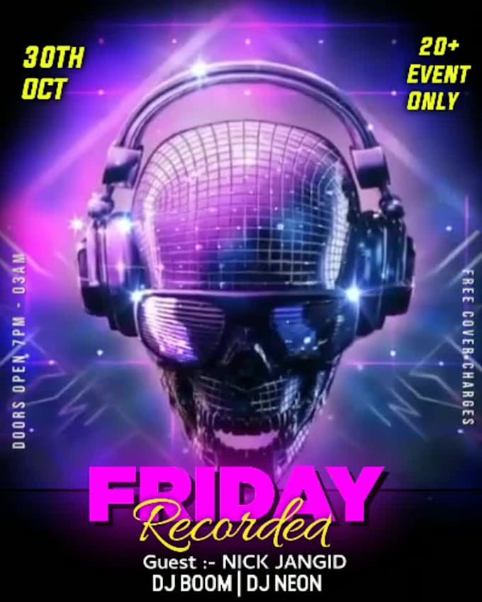 Design stunning animated flyers, posters, motion flyers by ...