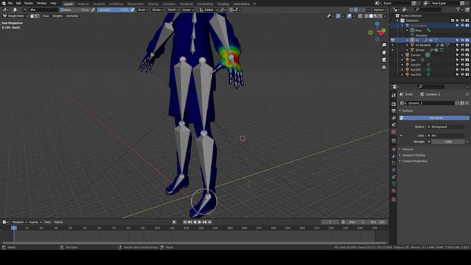 Rig your blender model by Jasonic215 | Fiverr