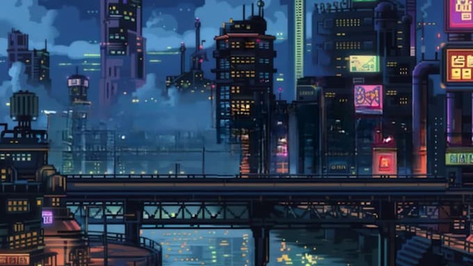 Create pixel art 2d animated characters, lofi loops, game assets and ...