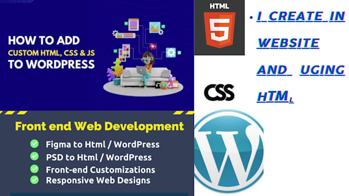 Create website uging html,css wordpress and logo desighner by Mehedihasanmeh | Fiverr