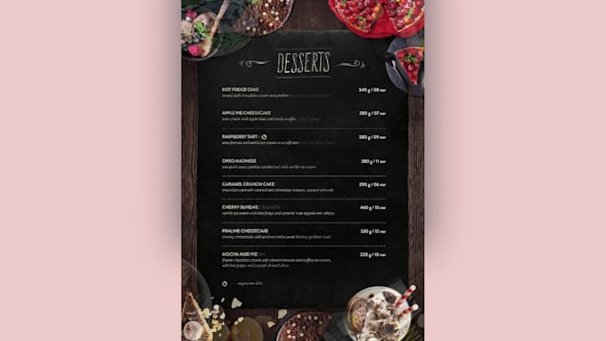 An eye catching restaurant menu and flyers by Helios_studio | Fiverr
