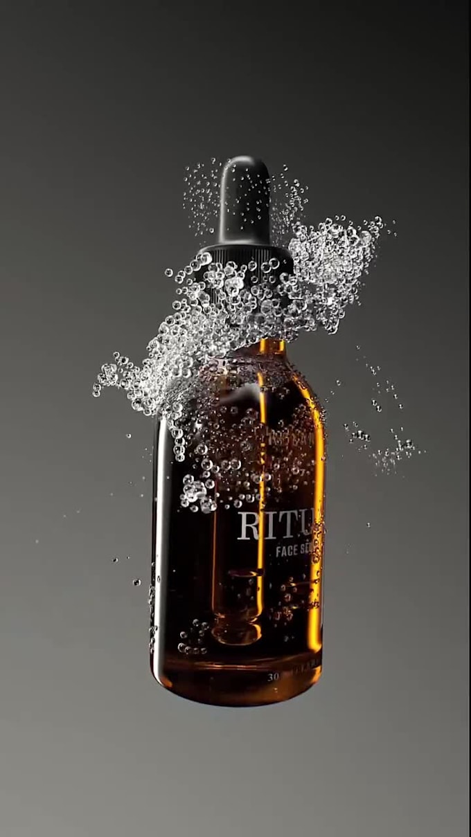 Do 3d water fluid simulation vfx animation 3d bottle animation 3d cgi animation by Akoredeyyyy ...