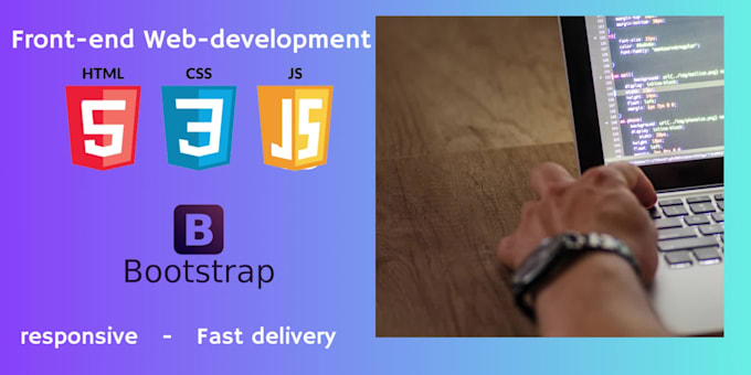 Make a landing page,portfolio website with html, css, javascript, and bootstrap by Areebmaitlo ...