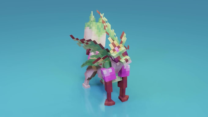 Make a 3d blockbench model andor animation by Mrsirsquishy | Fiverr