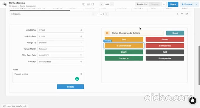 Create a retool application dashboard for data management by Salman1391 ...