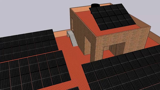Design solar pv system on pvsyst, autocad and sketchup by Aamamun1141 ...