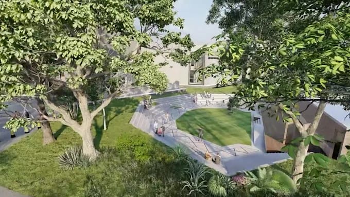 Do hyper realistic exterior architecture 3d rendering by Saib213 | Fiverr