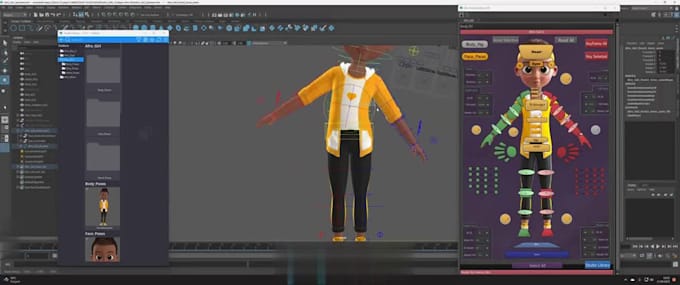 Character rig and animate, ik fk rig, control rig,rig3d for animaze ... Character rig and animate, ik fk rig, control rig,rig3d for animaze ...
