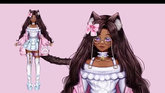 Draw and rig live2d vtuber model anime vtuber commission vtuber rigging ...