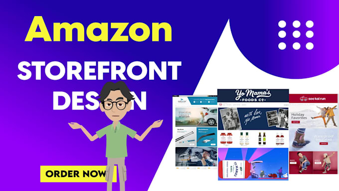 Create an amazon storefront design, amazon brand store, create fba ...