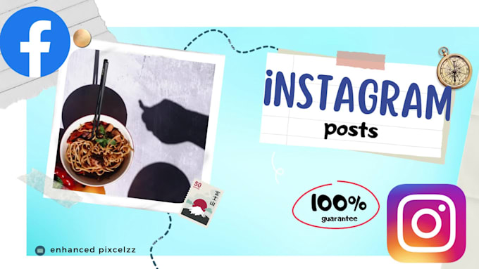Design social media posts graphics for facebook, instagram by Enhanced ...