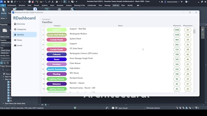 Custom plugins for bim projects by Maurymorenopa | Fiverr