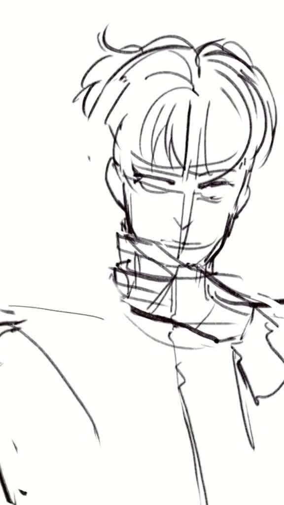 Draw a quick pretty character sketch by Mokafi | Fiverr