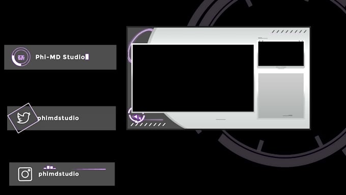 Make custom animated overlay for vtuber and streamer by Phi_md | Fiverr