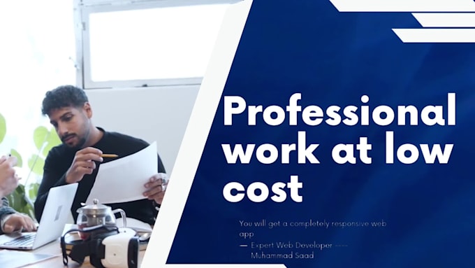 Make professional web apps by Saad__m | Fiverr