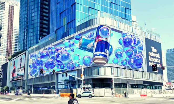 Do 3d billboard animation anamorphic billboard 3d cgi animation, vfx ...