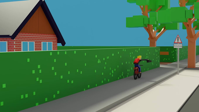 Do 3d cartoon, low poly, mid poly design for video games, animation ...