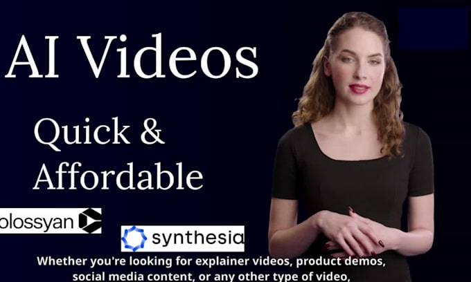 Create and edit your colossyan and synthesia ai video for ads, translation elai by June_glyph ...