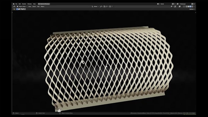 Create fine advanced parametric 3d model and render in rhino and grasshopper by Nestnuva | Fiverr