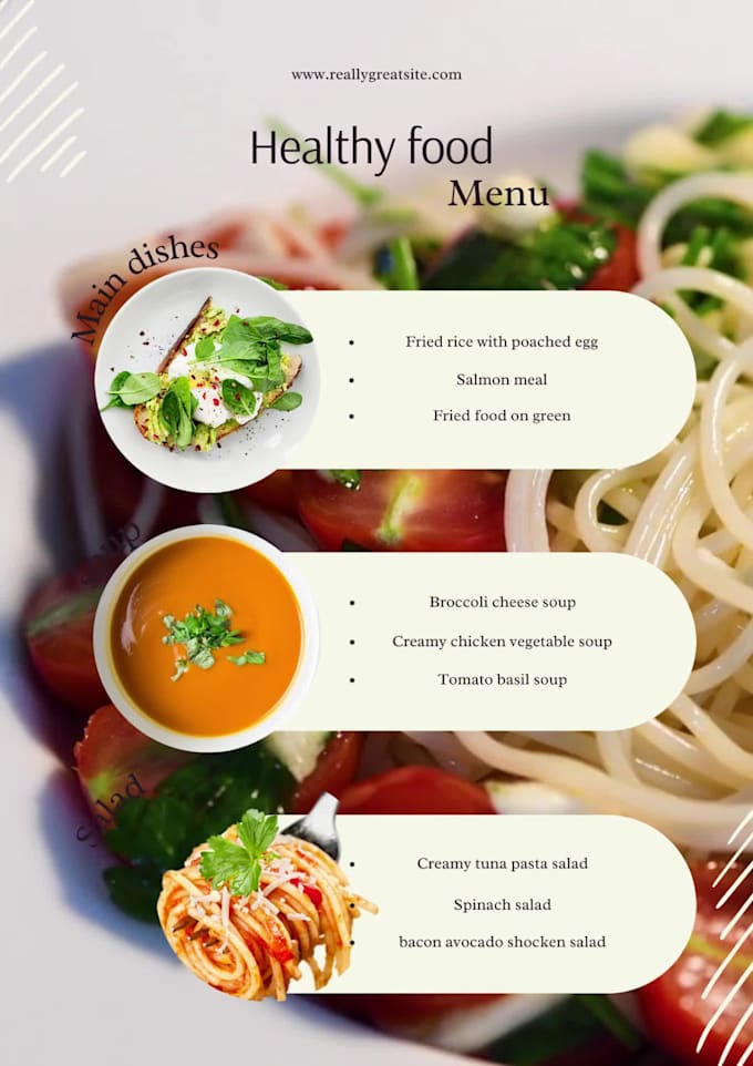 Design modern and professional restaurant menu design on canva by Zubia ...