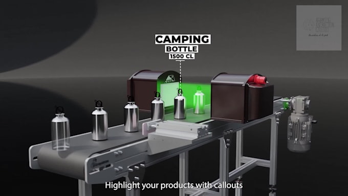 Create realistic 3d industrial animation, 3d technical animation video ...