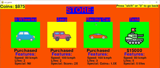 Make you a 2d game using python and also teach you by Ankanmahapatra ...