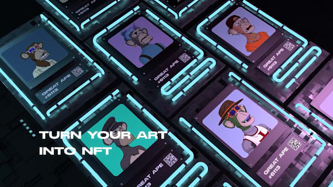 Create unique nft crypto art cards or coins in 3d by Luancarvalho163 ...