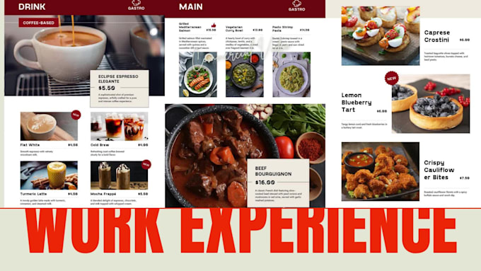 Create modern, minimalistic menus for any restaurant and bar by ...