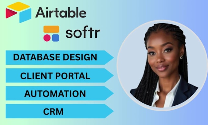 Setup your airtable automation, database, crm, client portal, webapp design by Prettydamsel123 ...