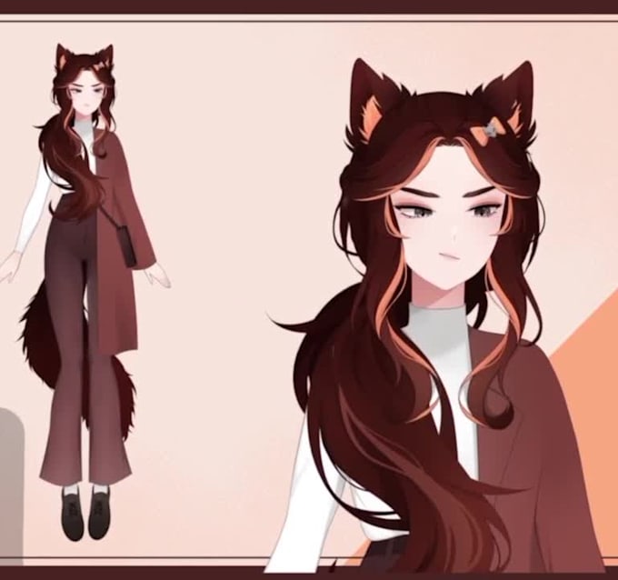 Draw and rig live2d vtuber model 2d vtuber rigging vtuber avatar vtube ...