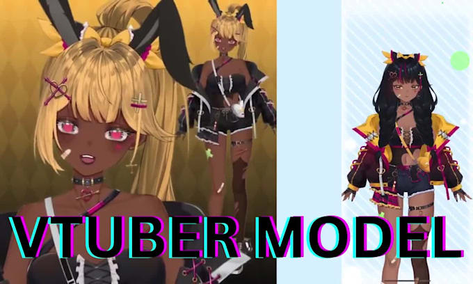 Dibujar chibi vtuber, modelo vtuber, modelo live2d vtuber rigging ...