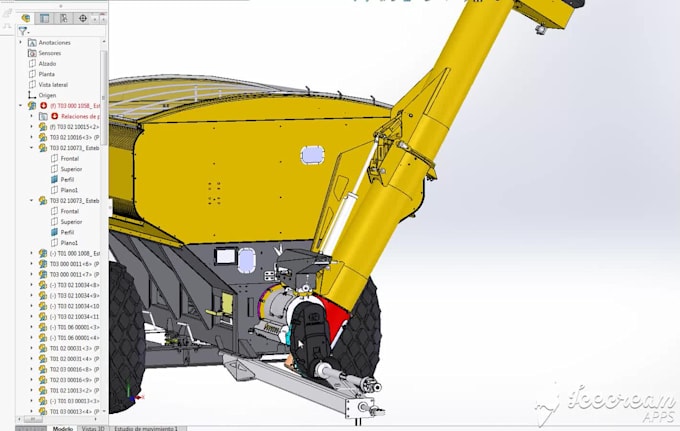 Make a 3d model in solid works or ptc creo by Estebanponzio | Fiverr