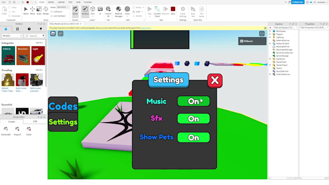 Make good roblox ui by Vossmann | Fiverr