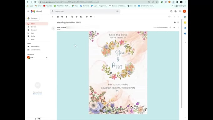 Design animated invitation card for email by Istiakimran | Fiverr