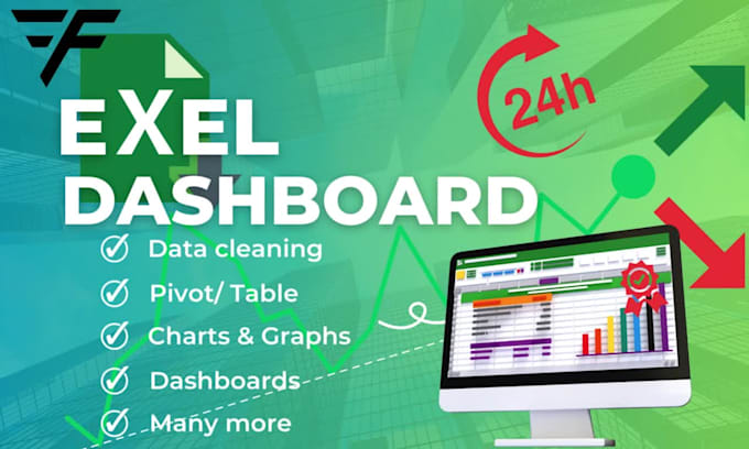 Make excel dashboard and data visualization for better analysis by Codegenius786 | Fiverr