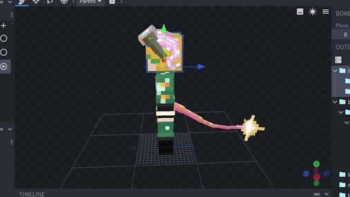 Create a minecraft custom model by Tsywaad | Fiverr