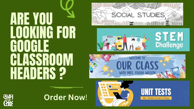 Design google classroom header by Sheikhmdjubaer | Fiverr