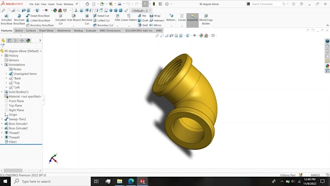 Design mechanical 3d model on solidworks by Hasan24560 | Fiverr