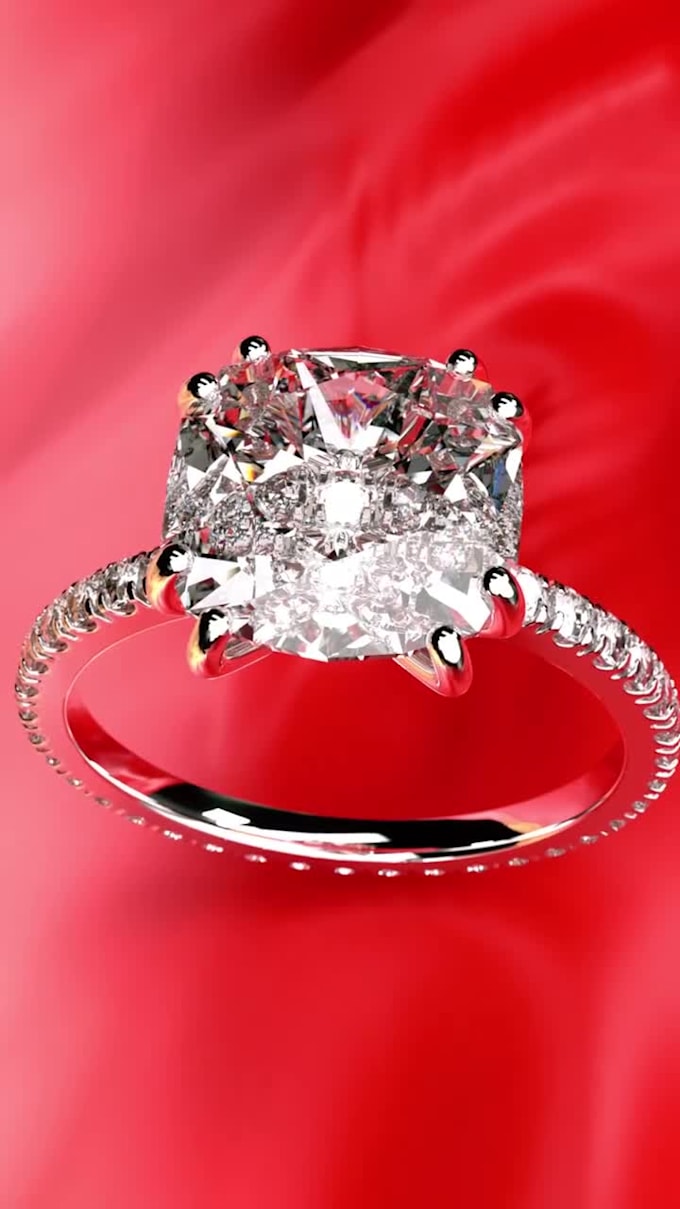 Do custom 3d cad 3d diamond animation 3d printing 3d diamond model ...