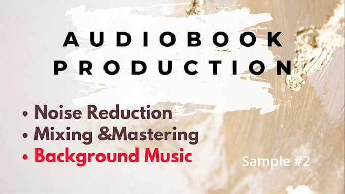 Clean, edit and mix your audiobook with loyalty free music by ...