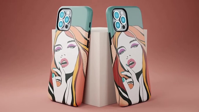 Do quality 3d phone case animation, 3d phone design, 3d product ...