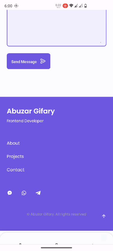 Create a one page portfolio website by Abzgif | Fiverr